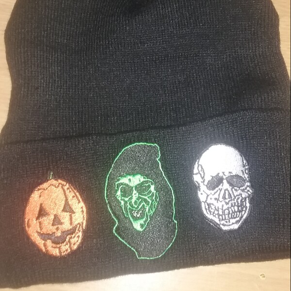 Halloween 3: Season of the Witch Beanie 80's Horror, Sci-fi - Etsy