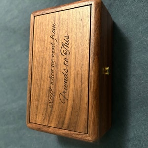 Custom Melody Music Box / Personalized Music Box With a Custom Metal ...