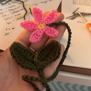 Tulip Bookmark Crochet PDF Pattern Easy Beginner Crochet Tutorial ...