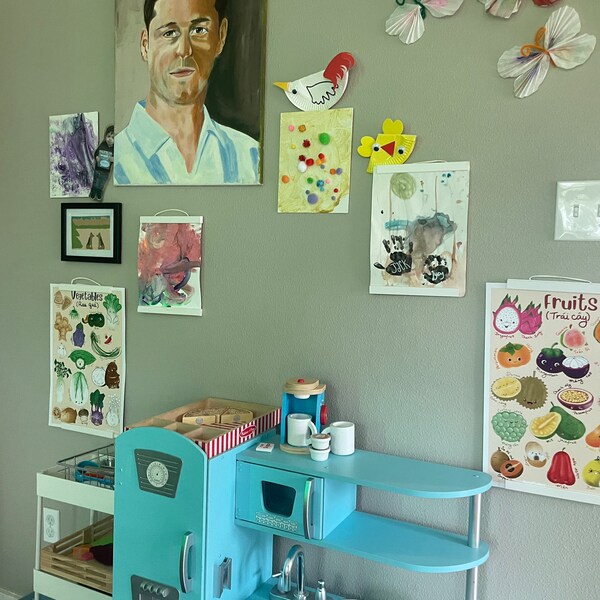 Fruits and Veggies Bilingual Flash Card Set 68 Cards English ...