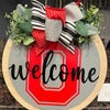 Arkansas Razorbacks Front Door Decor Razorbacks Sign UARK Wreath Hogs ...