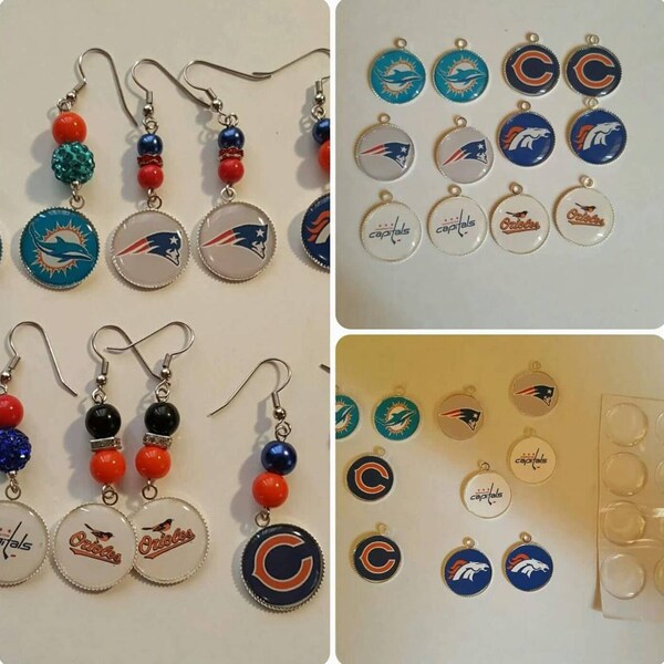 30 Pcs 18mm Circle Silver Plated Pendant Trays, 18 Mm Circle Bezels(19 ...