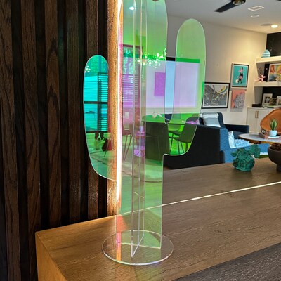 Crystal Iridescent Lamp Colorful Holographic Reflection - Etsy