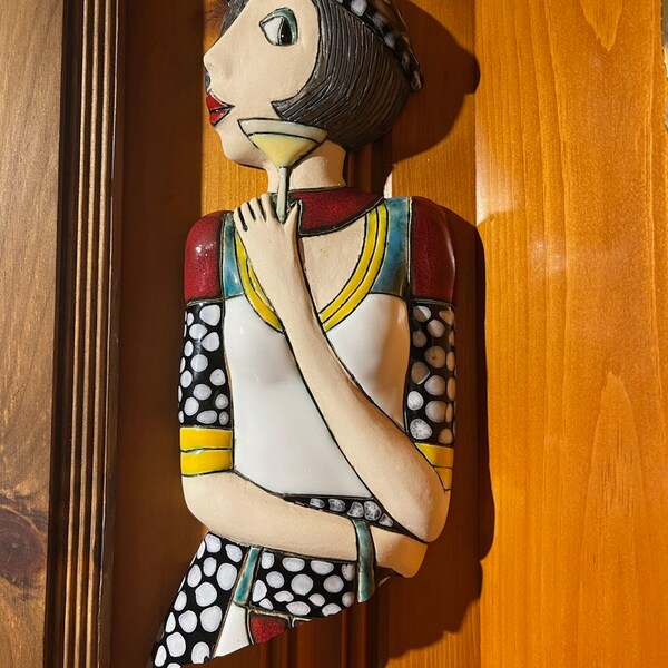 Handmade Ceramic Tile, Ceramic Wall Art, Tile Pottery, Home Decor, Wall ...