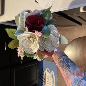 Custom Book Corsage Custom Pinned Corsage Custom Ribbon | Etsy