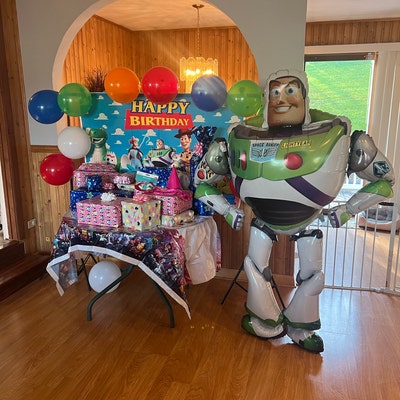 62 Buzz Lightyear Balloon, Toy Story Balloon, Birthday Party, Disney ...