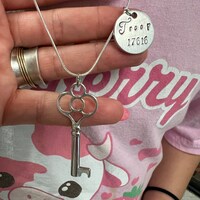 Girl Scout Bridging to Cadette Silver Key Necklace - Etsy Ireland