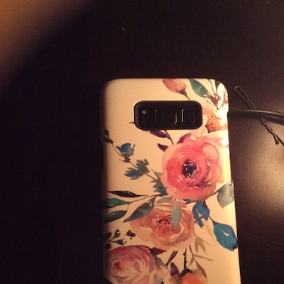 Flower Galaxy S8 Case Floral Samsung Galaxy S7 S6 S9 Plus - Etsy