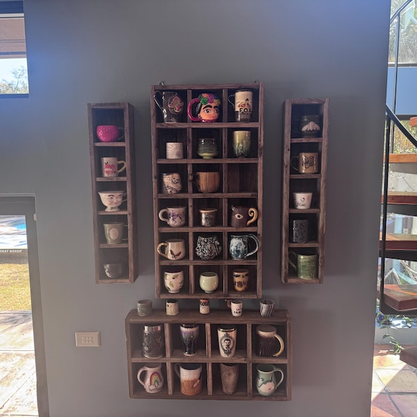 25 Cubby Hole Large Reclaimed Wood Wall Cubby - Etsy