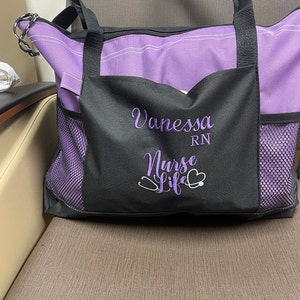 Custom Nurse Bag RN Bag Custom CNA Bag Nursing Tote Bag LPN Gifts Bsn ...