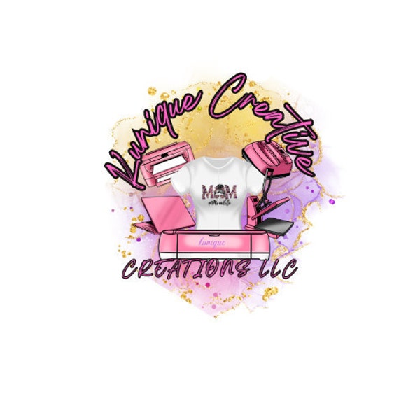 Crafter Logo, Business Logo, Tumbler Logo Design, Crafter Logo, Cartoon ...