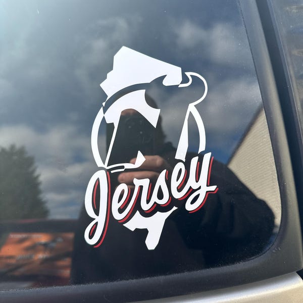 NJ Devils "jersey" State Logo Svg Png Pdf - Etsy