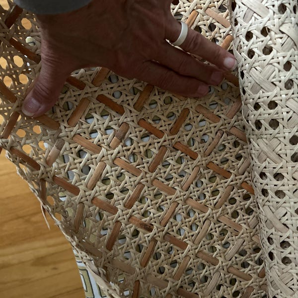 Closet Rattan Cane Webbing-natural Color-cane Weave, Perfect for Your ...