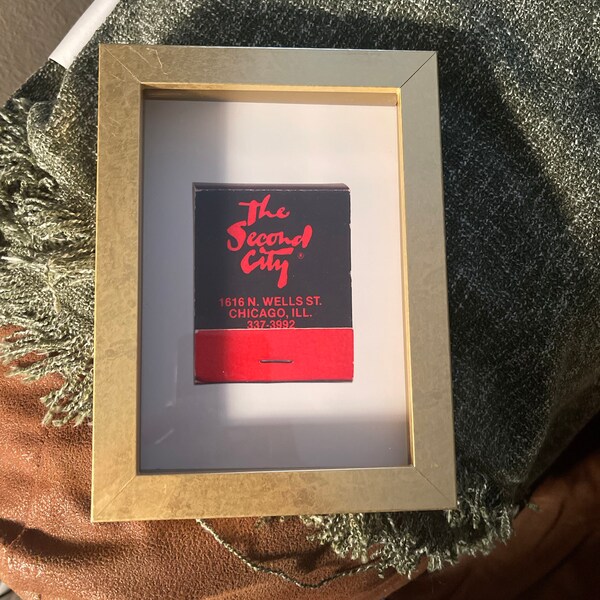 Chicago Photography Print - Unframed Vintage Matchbook Print - Dave and ...