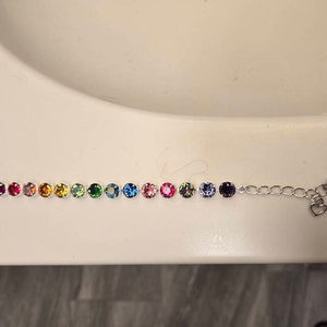 SUGAR KISSES 8mm KDS Stretch Bracelet Made With K.D.S. Premium Crystal ...