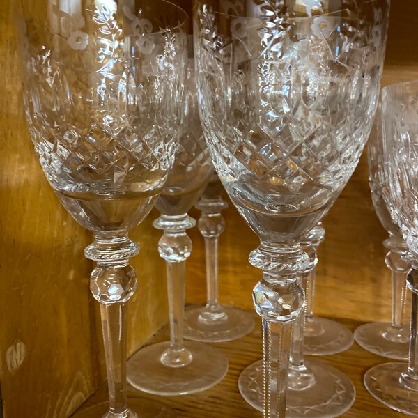 Dorflinger Essex Pattern American Brilliant Period Celery WOW! Circa ...