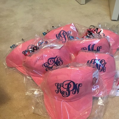MONOGRAM Baseball Cap for Kids, Monogrammed Baseball Cap, Personalized ...