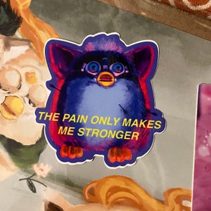 PAIN Gloss Vinyl Sticker - Etsy