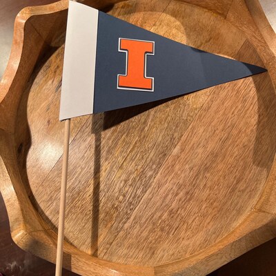 Custom College Pennant Flags Centerpiece Pennant Flag College Flag ...