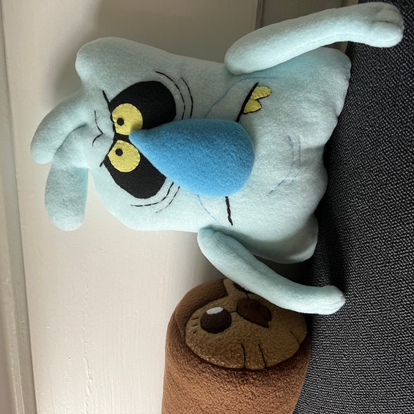 Grumpy Scratch Plush the Ghost and Molly Mcgee Inspired Handmade Soft ...