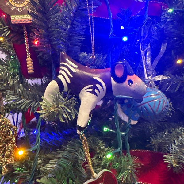 Okapi Christmas Ornament - Etsy