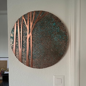 Rustic Copper Wall Decor Farmhouse Decor Copper Wall Art Wall Art ...