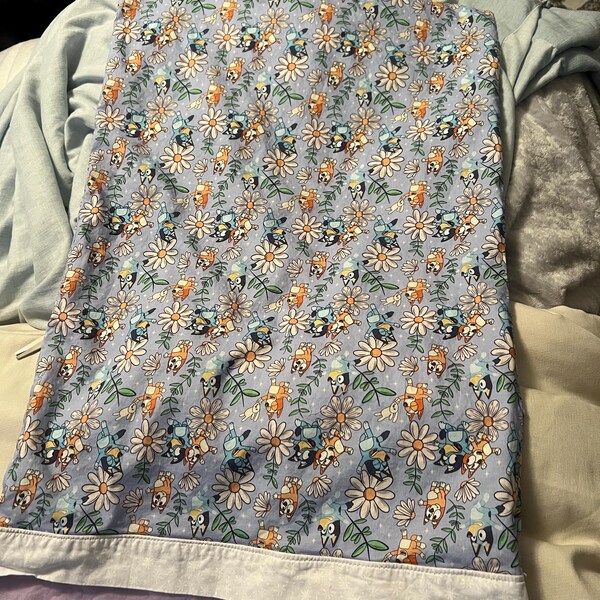 Bluey Fabric Cartoon Dog Fabric Anime Cotton Fabric by the Half Yard - Etsy