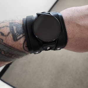 Wide Leather Watch Strap Wide Leather Watch Band Leather - Etsy