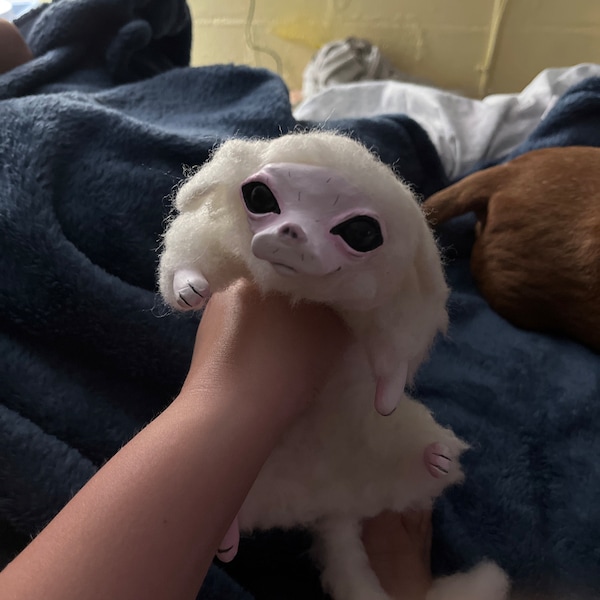 Baby Falkor, Baby Dragon, Falkor, Art Doll - Etsy