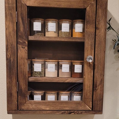 Spice Cabinet, Knick Knack Cabinet. - Etsy