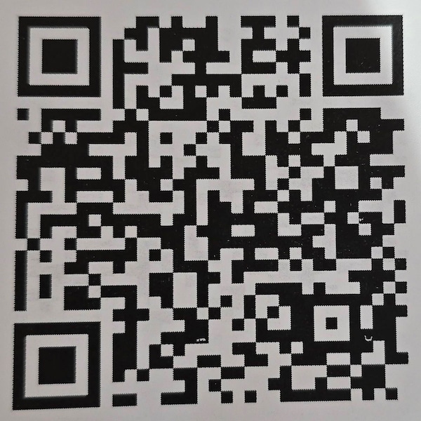 Custom QR Code Sticker Labels, Kiss Cut Stickers, Different Sizes ...
