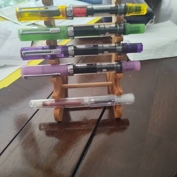 5 Pen, Multi-pen Holder in Maple - Etsy