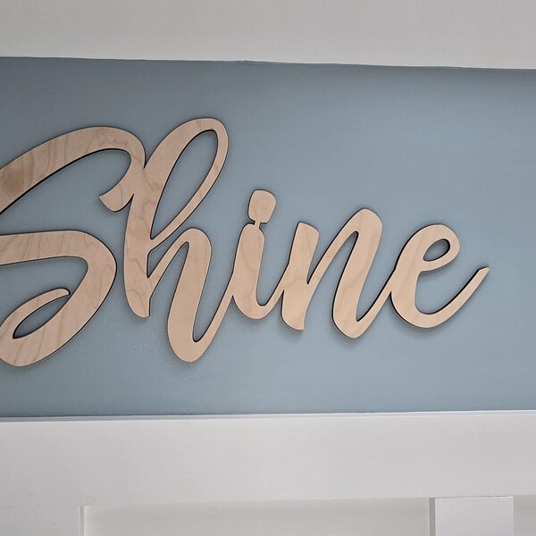 Wooden Name Signs Wooden Letters Personalized Wood Design Laser Cut Out ...