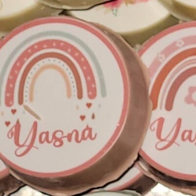 Custom Edible Cake Topper, Cupcake Topper, Oreo Topper, Rice Krispie ...