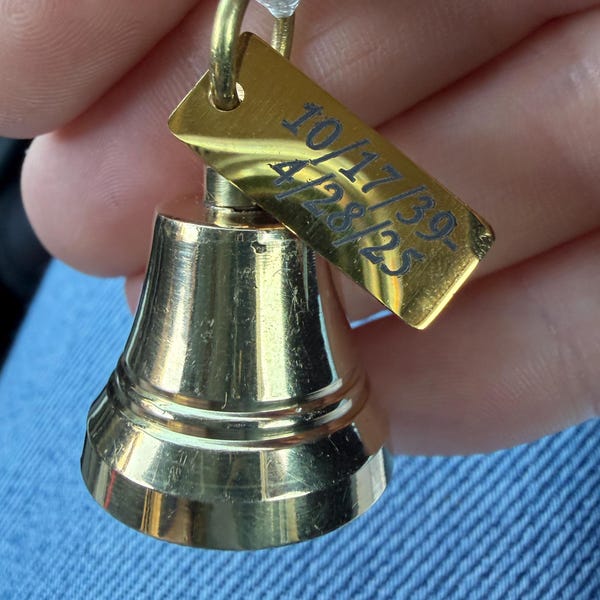 Custom Engraved Brass Jingle Bell Gift Ornament for Christmas ...