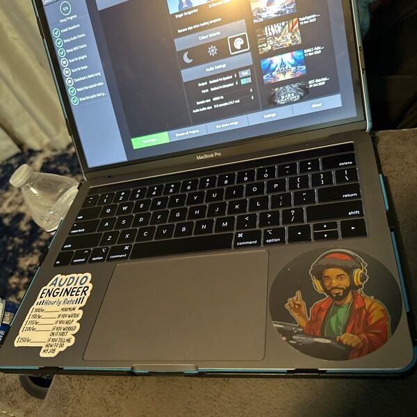 DJ Sticker Vintage Vinyl and Headphone Design Perfect Gift for Djs ...