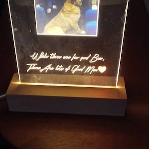 Shimmering Light up Personalized Custom Party Box Table Decoration ...