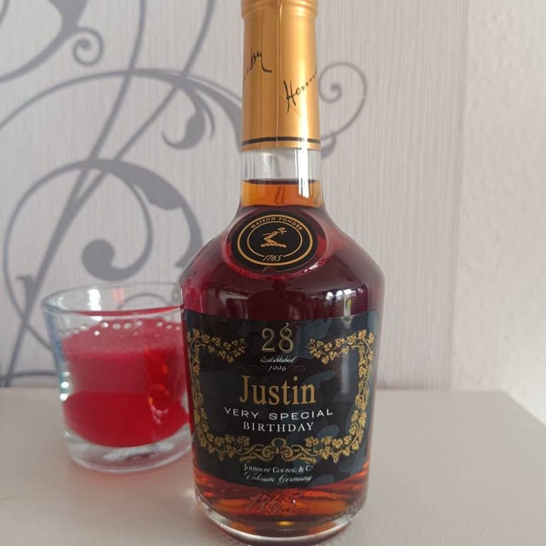 Whiskey Custom Sticker Label | Honey, Black, Green Apple, Salted ...