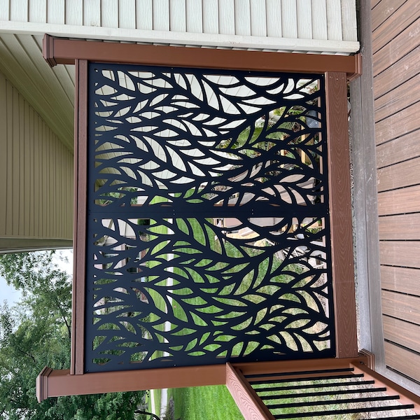 Aluminum Decorative Panels, Metal Privacy Screen, Fence Panel, Fence ...