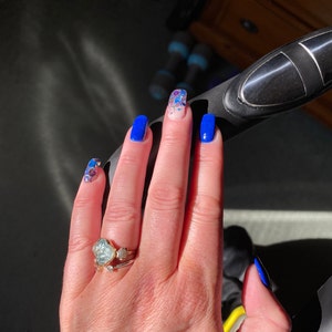 Deep Blue Dip Powder, Dip Powder for Nails, Nail Dip Powder, Dip Nail ...