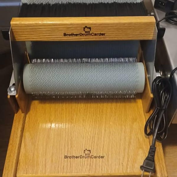Large "big Brother" Motorized Electric Drum Carder - Etsy