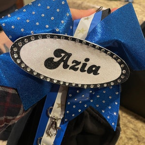 Glimmer Glitter Cheer Bow Key Chain | Etsy