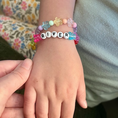 Kids Name Bracelet Personalized Child Jewelry Letter - Etsy