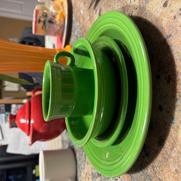 Fiestaware Fiesta Turquoise Blue 6 Inch Dancing Lady Trivet Brand New ...