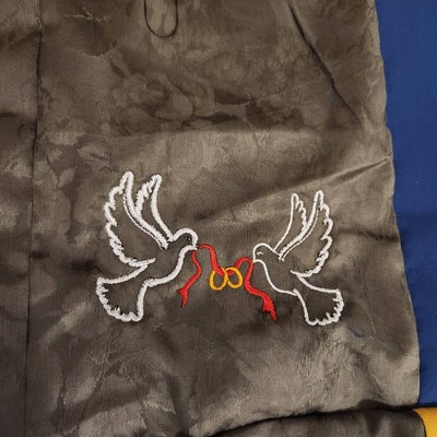 Hippe Gnome Guitar With Daisy Flower Machine Embroidery Design - Etsy