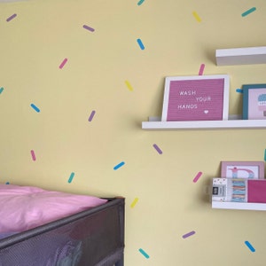 Sprinkle Shaped Wall Decals / Stickers - Etsy
