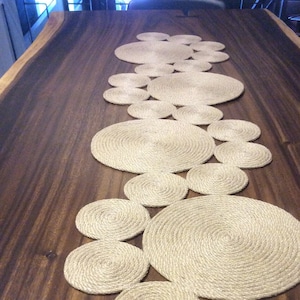Farmhouse Rope Table Runner Farmhouse Decor Rustic Table - Etsy