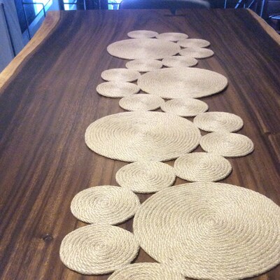 Farmhouse Rope Table Runner Farmhouse Decor Rustic Table - Etsy