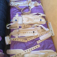 Crawling Habit Training Restraining Booties With Spikes and Segufix ...