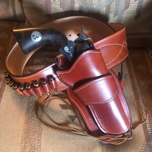 Western Leather Cowboy Holster Colt SSA Colt Python - Etsy